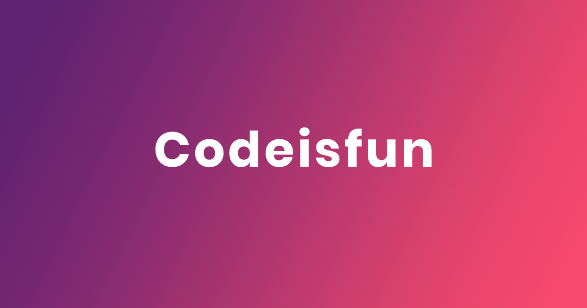 CodeIsFun